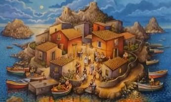 Salvo Caramagno, il siciliano che dipinge la Costiera del sogno