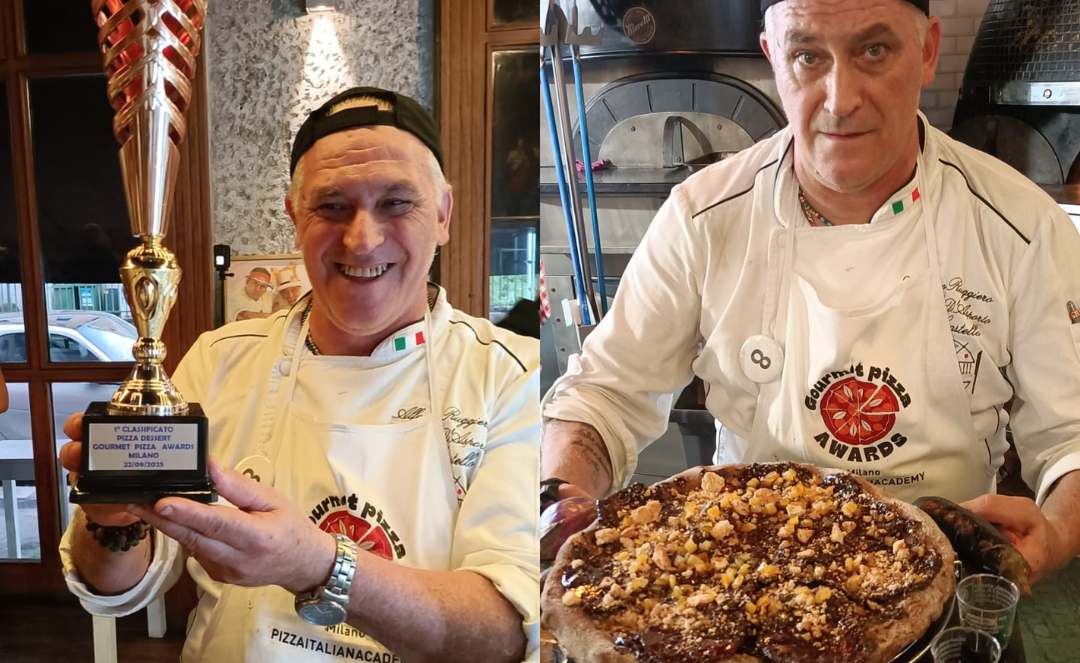 Alfonso Ruggiero trionfa ai Gourmet Pizza Awards 2025 con una pizza ...